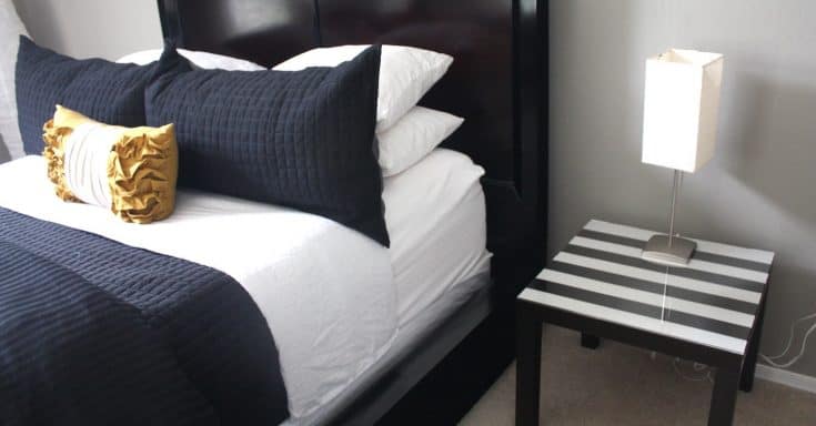 20 DIY Budget Bedside Table Ideas - The Kindest Way