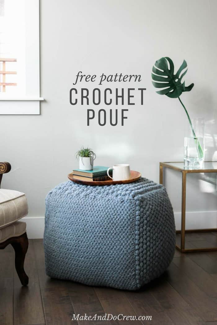 20 Creative and Comfy DIY Poufs & Ottomans - The Kindest Way