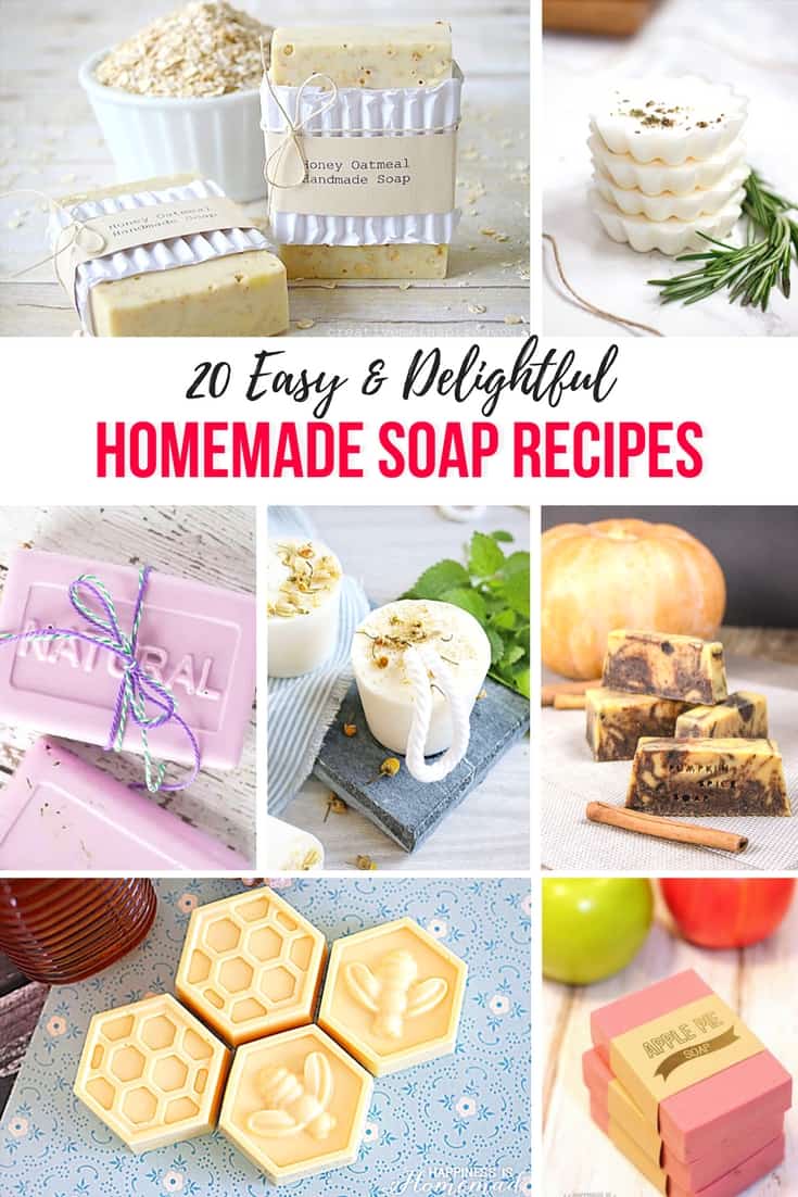 20 Easy Homemade Soap Recipes - The Kindest Way